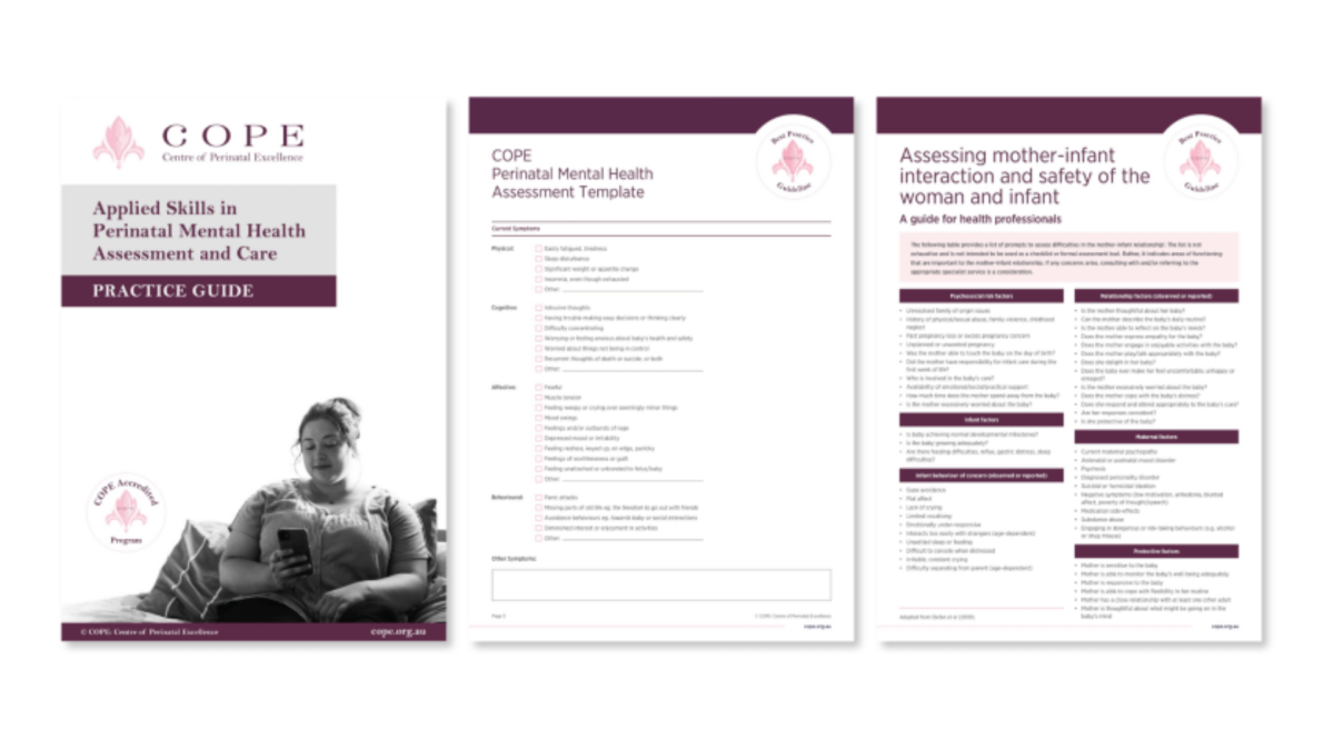 Applied Skills in Perinatal Mental Health Assessment and Care | COPE