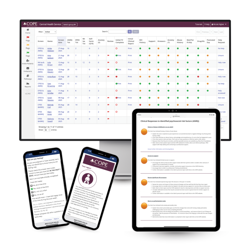 Using the EPDS as a screening tool | COPE